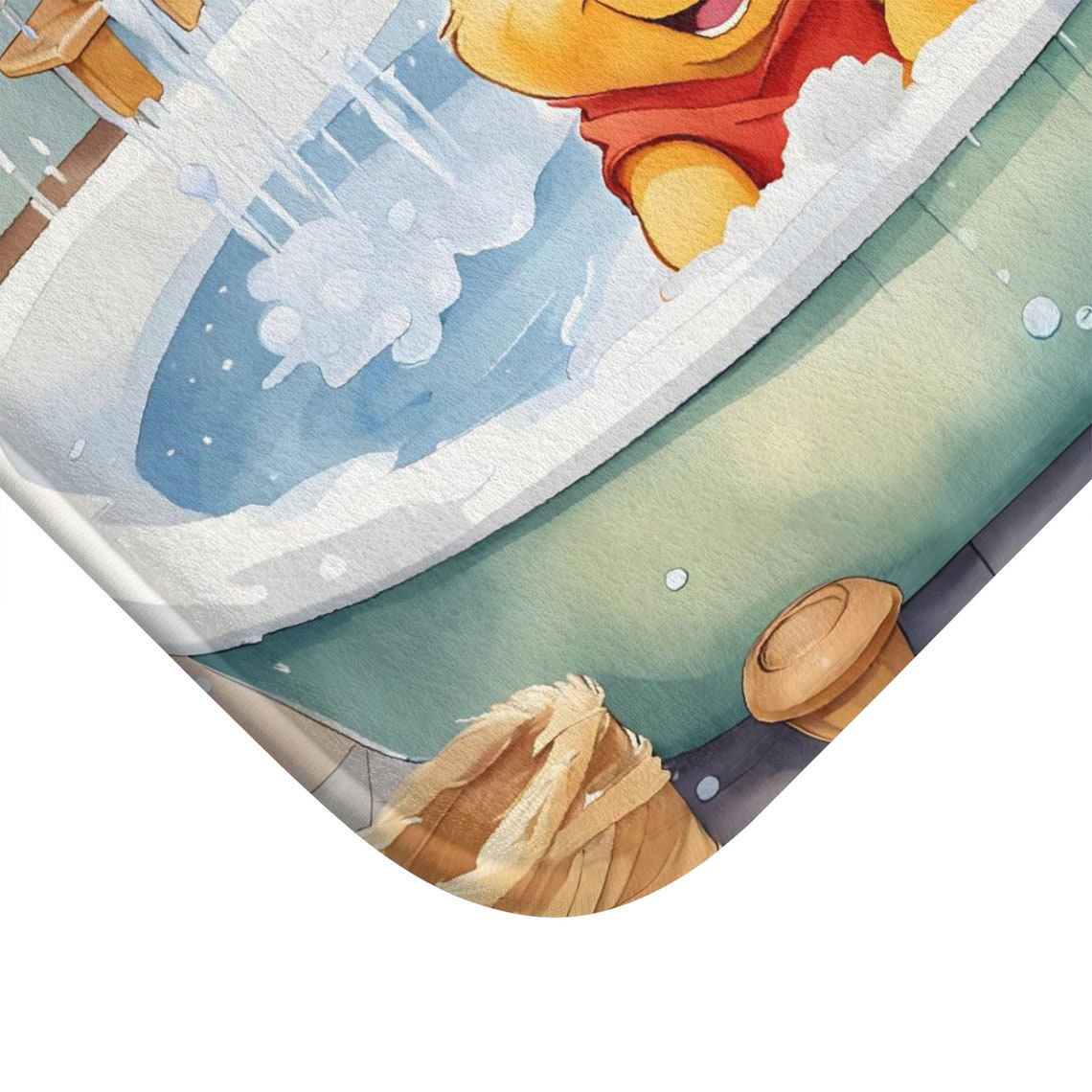 Winnie the Pooh Bath Mat | Home Decor Gift for Kids Women | Teddy Bear ...
