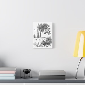 AA Milne Poster Canvas Print | Original Milnes Winnie the Pooh | Rare ...