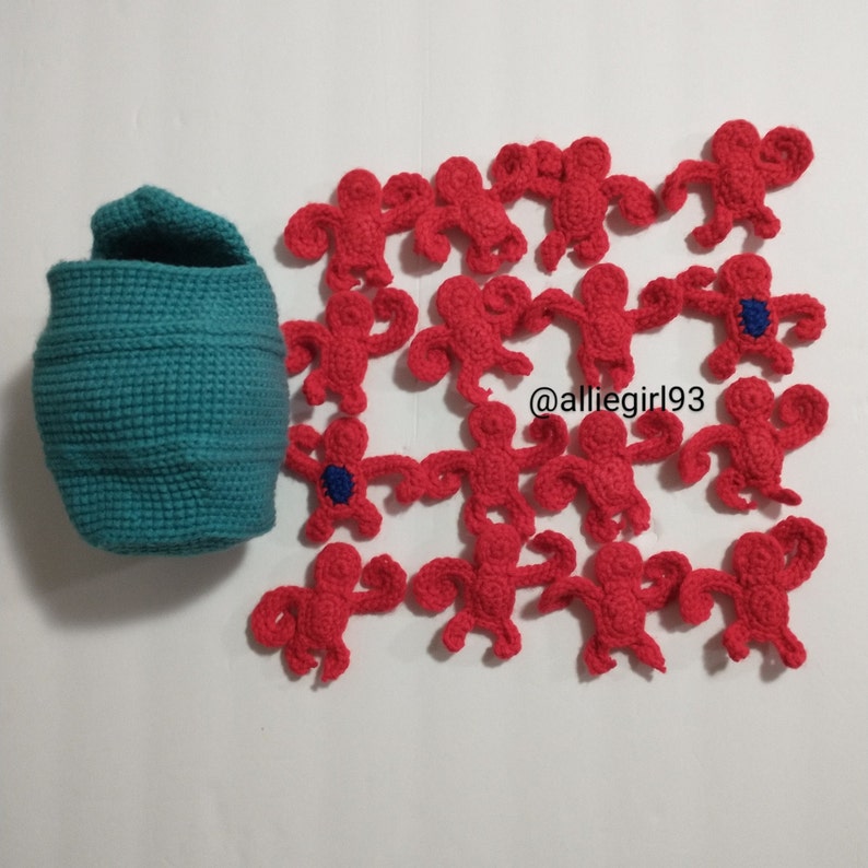 Barrel of Monkeys Memory Game Pattern - PDF PATTERN ONLY - Etsy
