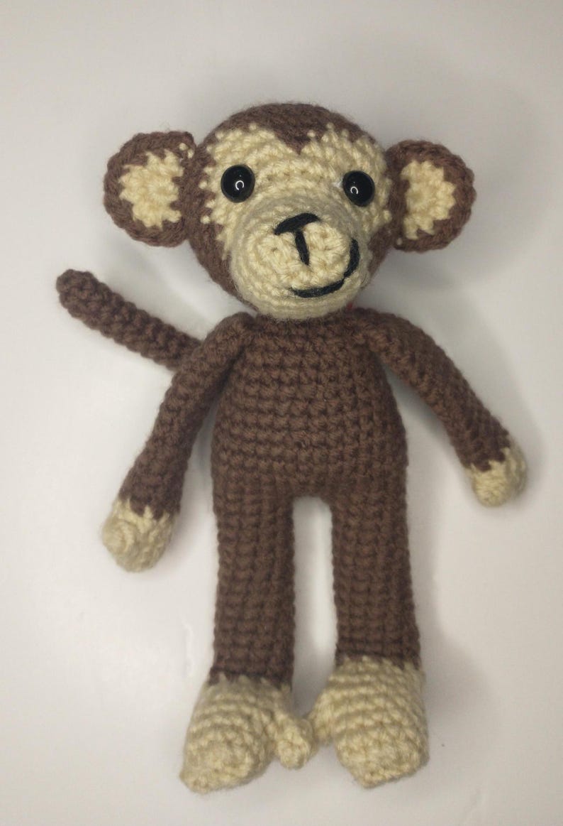Crochet Pattern: Low-sew Monkey Pattern - PDF PATTERN ONLY - Etsy
