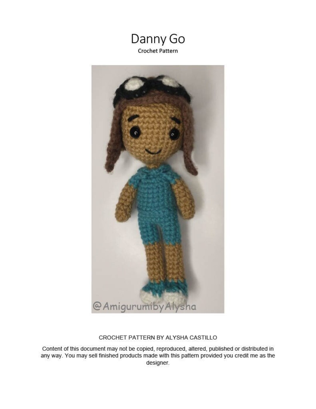 Danny Go Doll Pattern PDF PATTERN ONLY - Etsy