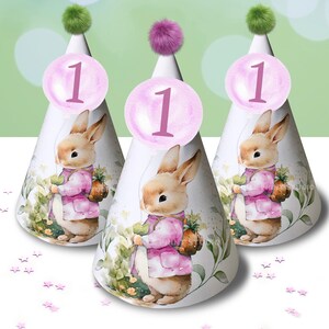 EDITABLE Peter Rabbit Birthday Cutout Flopsy Rabbit Big Decor Party ...