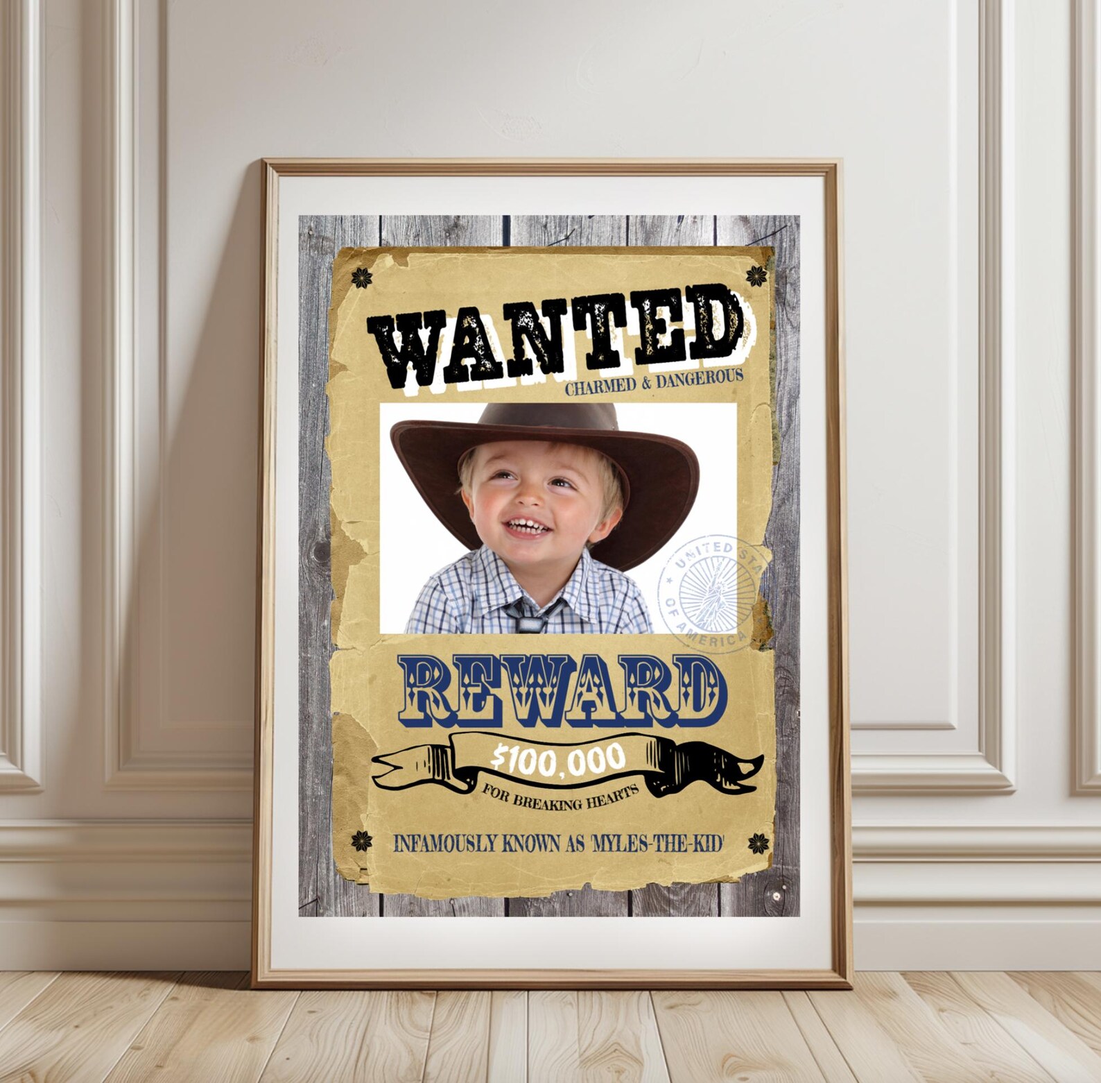 Editable Wanted Poster, Modern Wanted Poster Welcome Party Sign, Wild ...