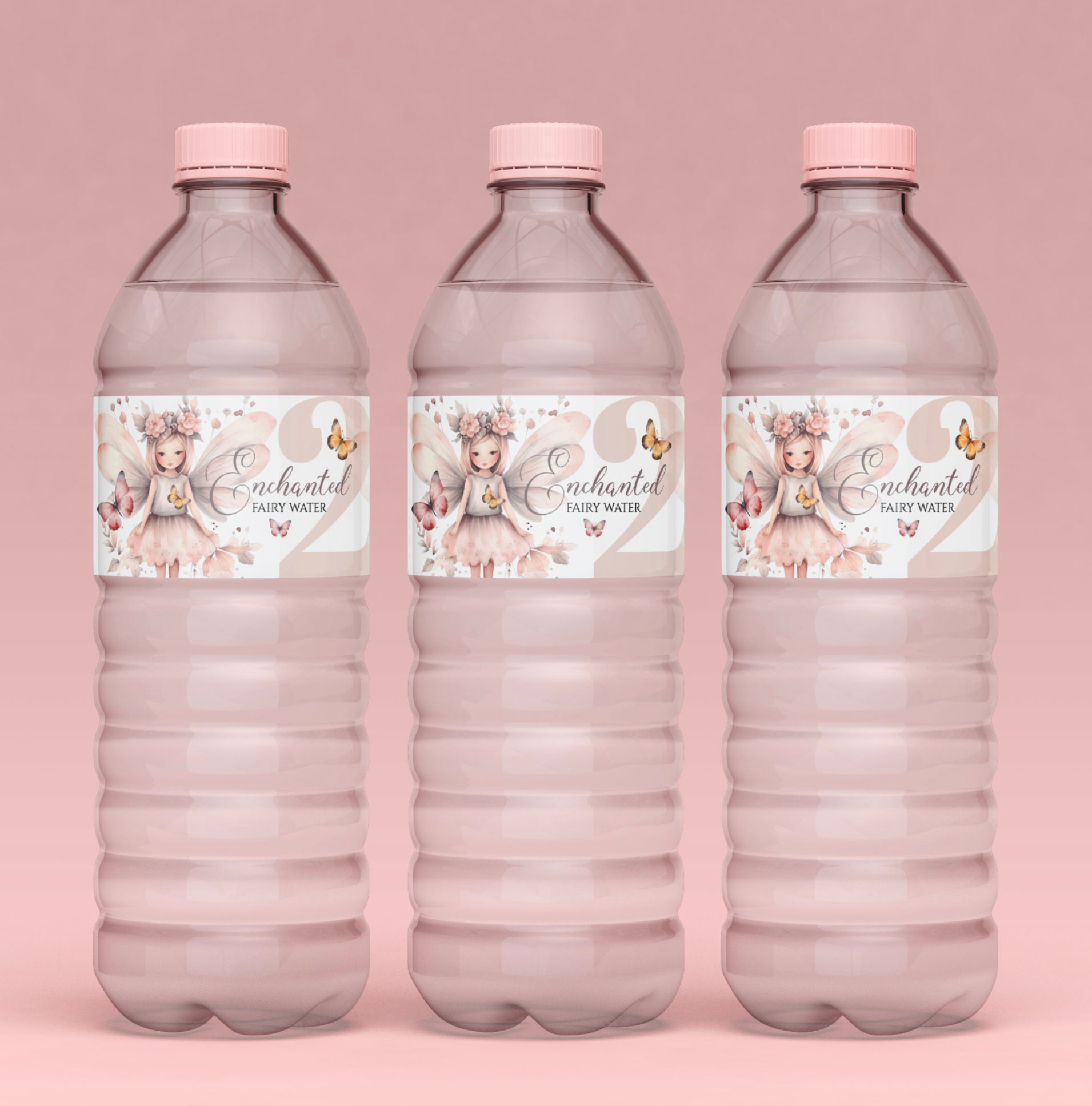 EDITABLE Fairy Water Labels, Enchanted Fairy Garden, Magical Fairy ...