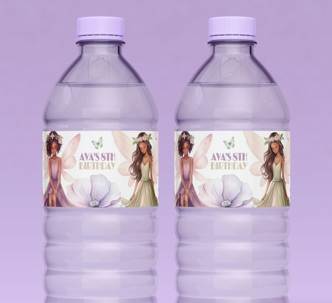 EDITABLE Fairy Water Labels, Enchanted Fairy Garden, Magical Fairy ...