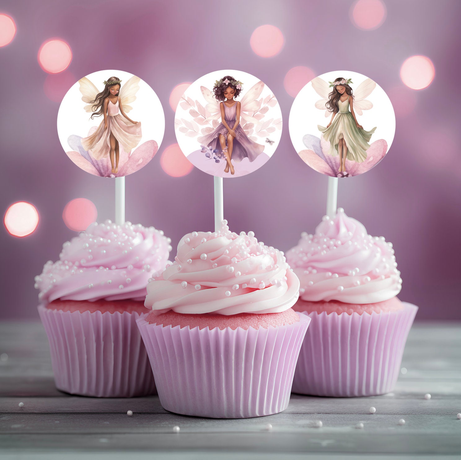 EDITABLE Fairy Birthday Chip Bags Enchanted Garden Fairy Boho Magical ...