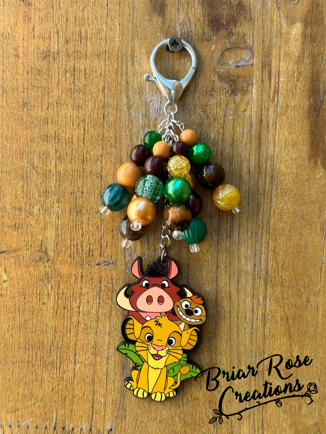 Simba Timon and Pumbaa Purse Charm - Etsy