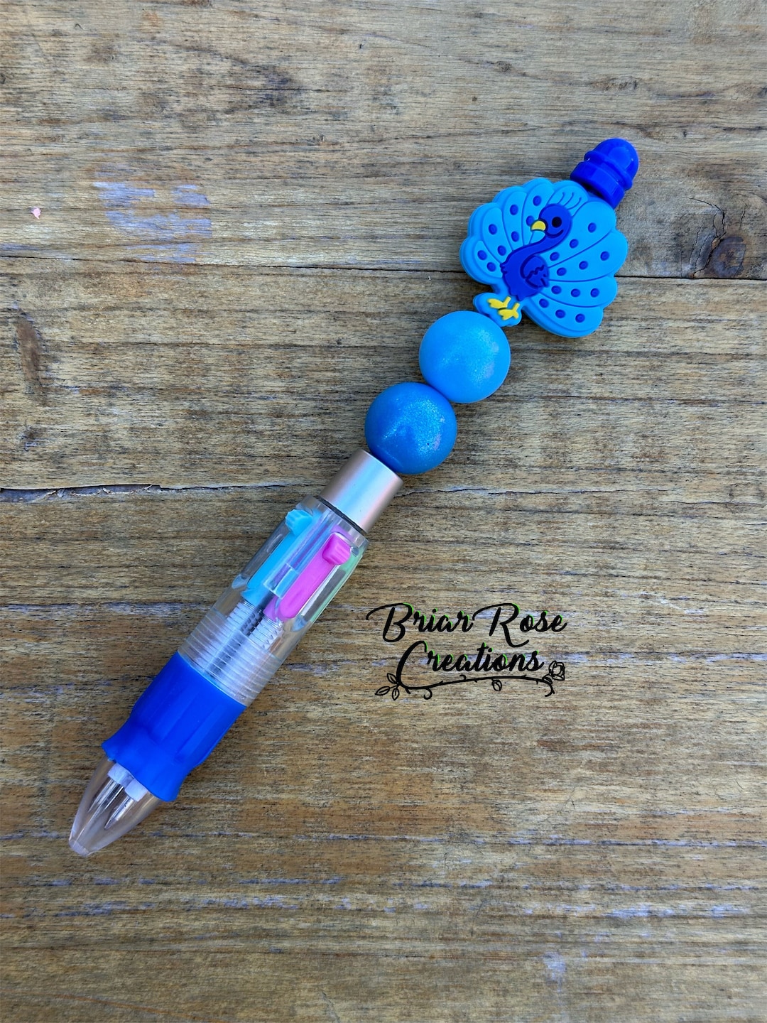 Peacock Multi Ink Colored Pen - Etsy