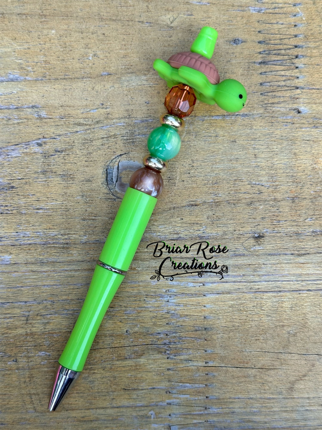 Sea Turtle Beaded Pen - Etsy