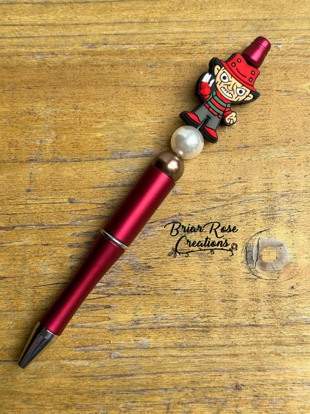 Scary Fred Beaded Pen - Etsy