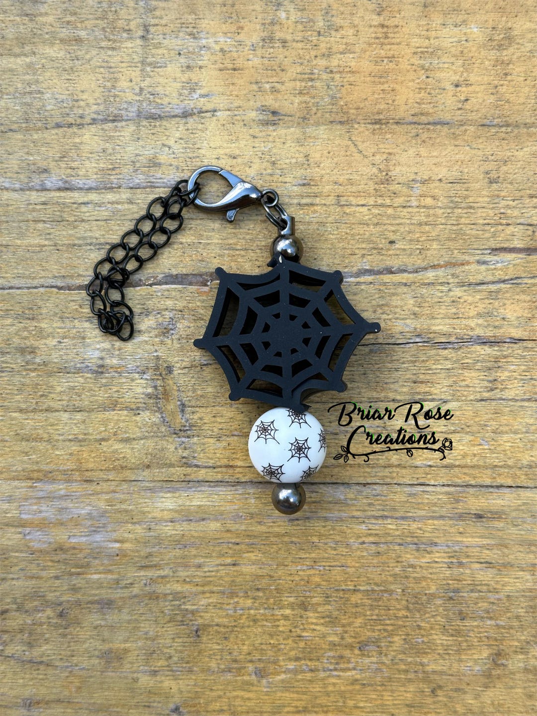 Spider Web Cup Handle Charm Bag Charm - Etsy