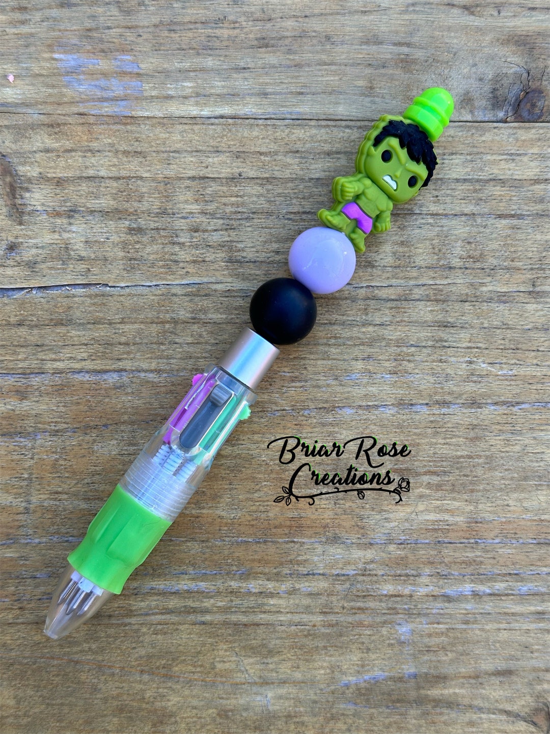Angry Green Guy Multi Ink Colored Pen - Etsy