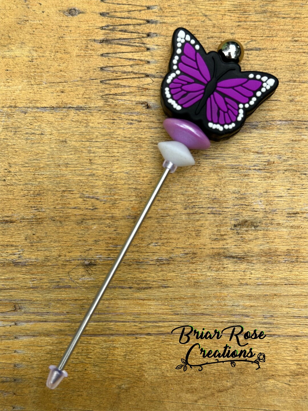 Purple Butterfly Plant Pick - Etsy