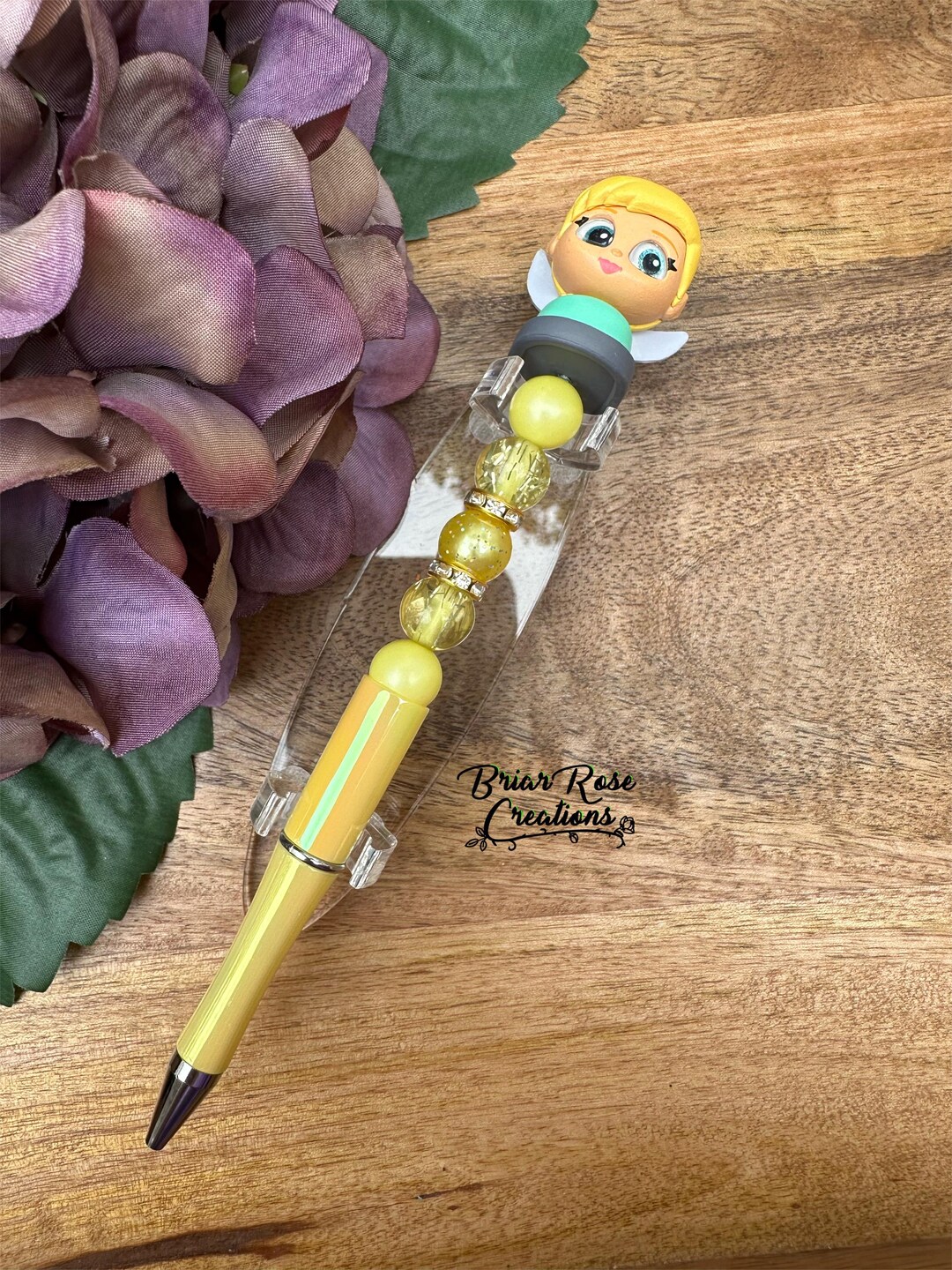 Tinkerbell Beaded Pen | Doorables Pen Topper - Etsy