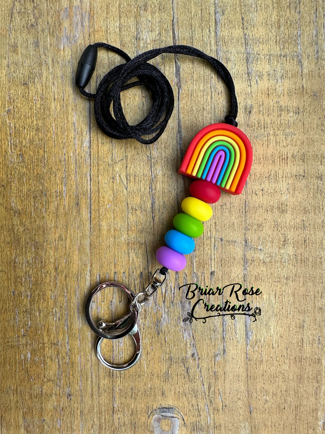 Rainbow Lanyard - Etsy