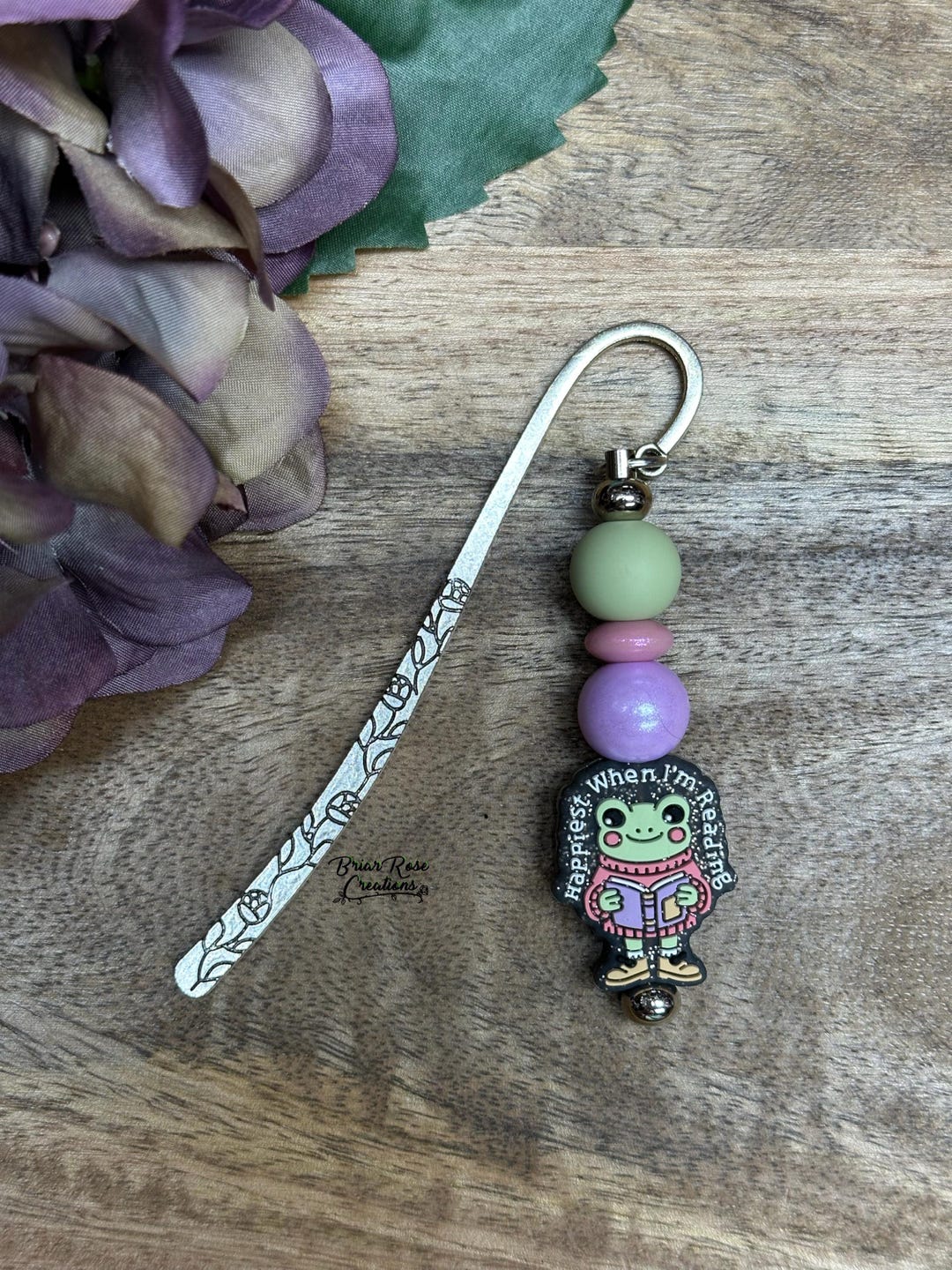 Happiest When I'm Reading | Bookmark | Charm | E-reader Strap - Etsy