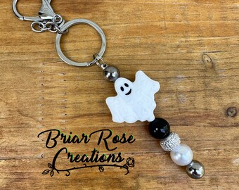Ghost Keychain - Cute - Aesthetic - Halloween - Spooky - Etsy