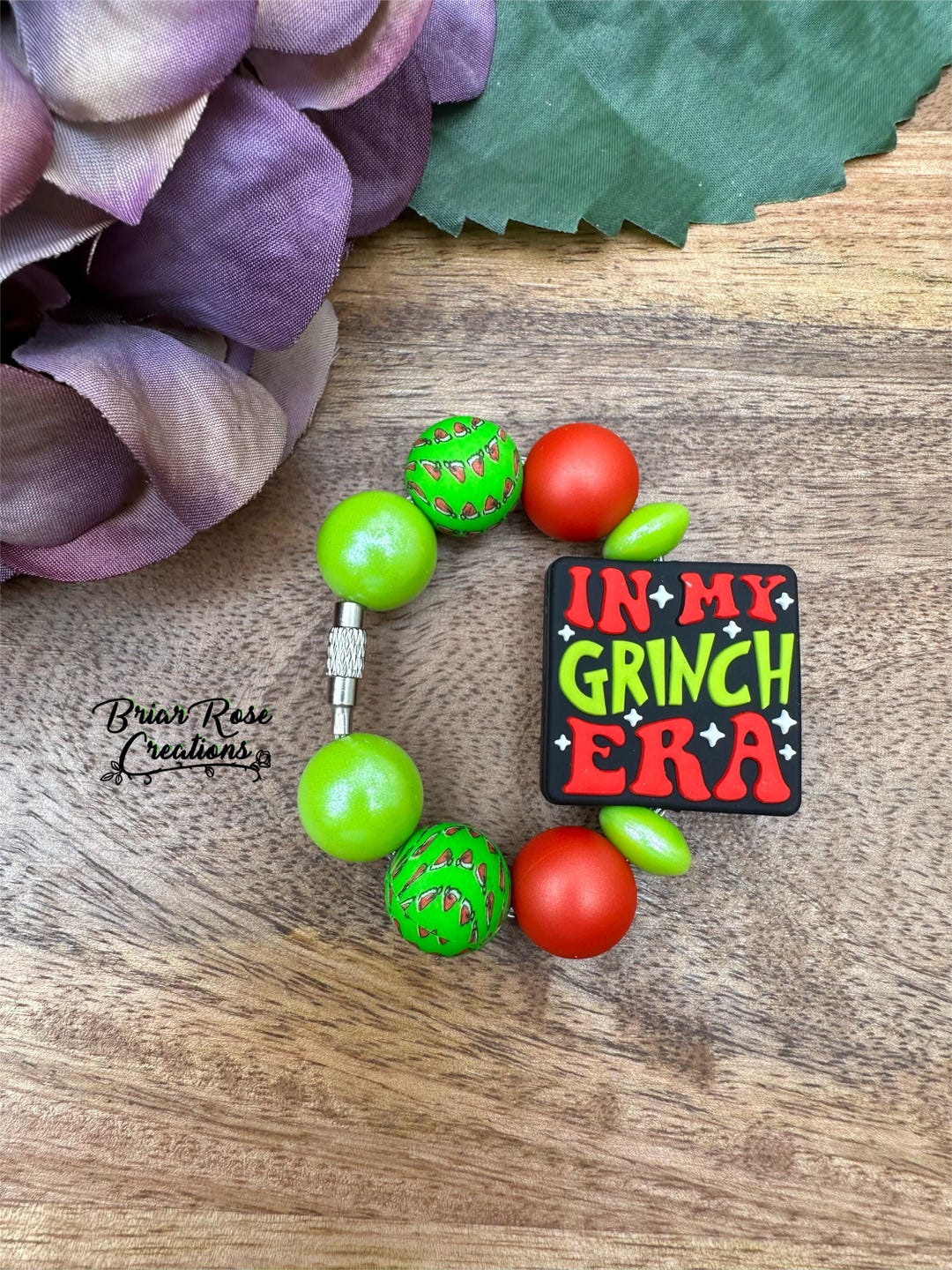 In My Grinch Era Cup Handle Charm | Bag Charm - Etsy