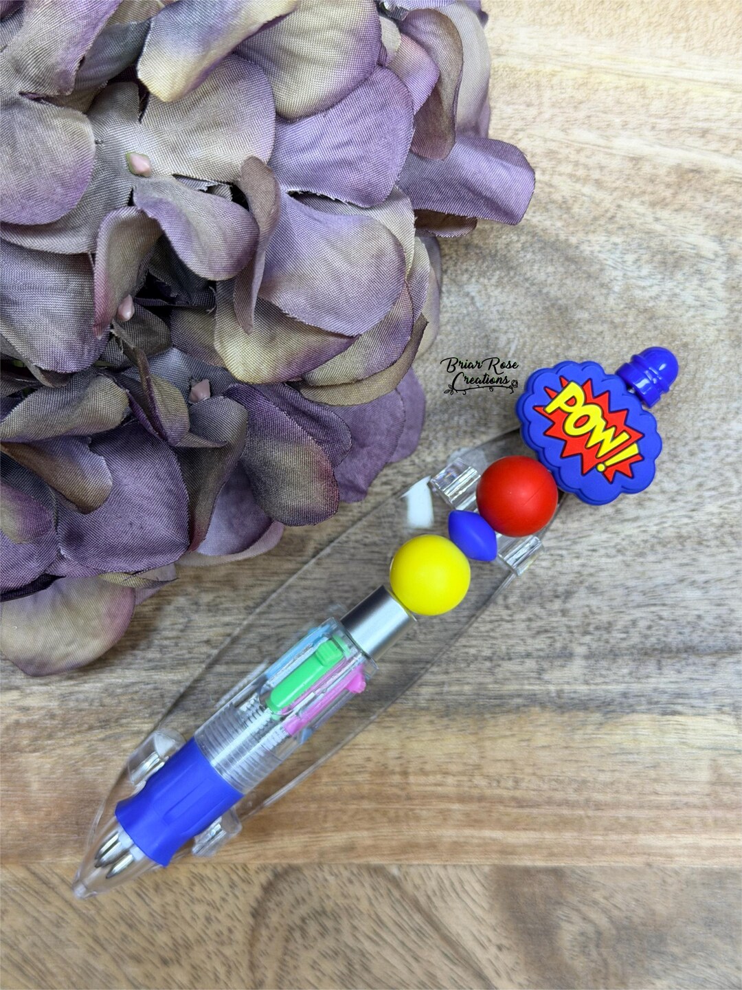 POW! | Comic Book Multi Ink Colored Pen - Etsy