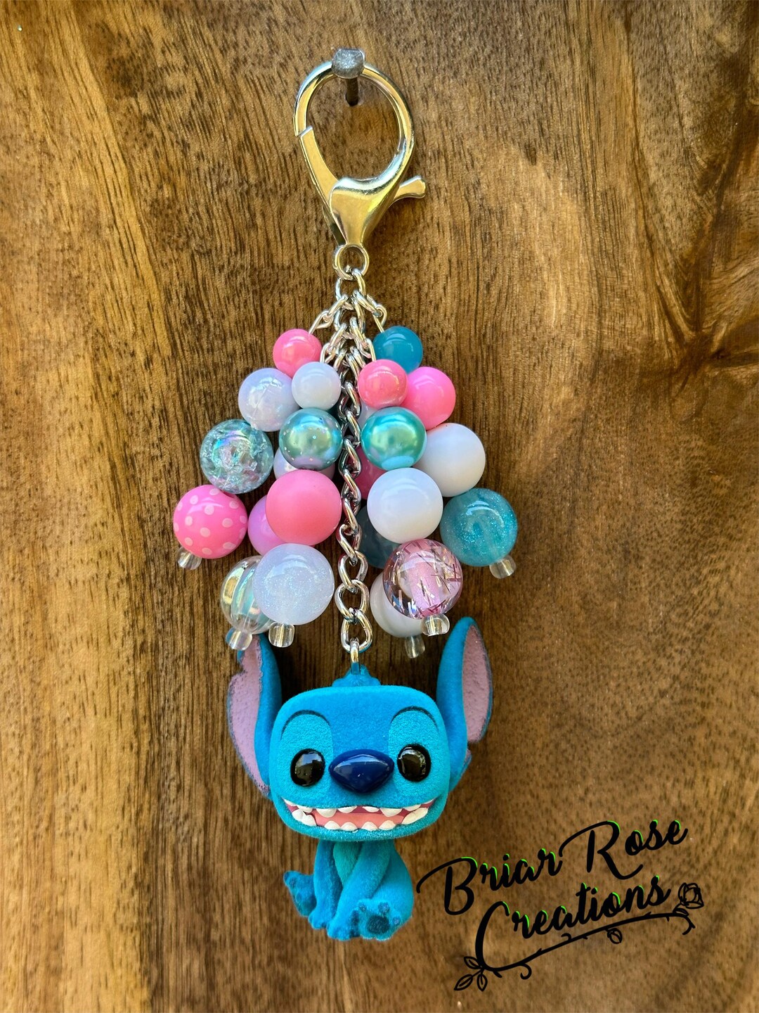 Stitch (flocked) Purse Charm - Etsy