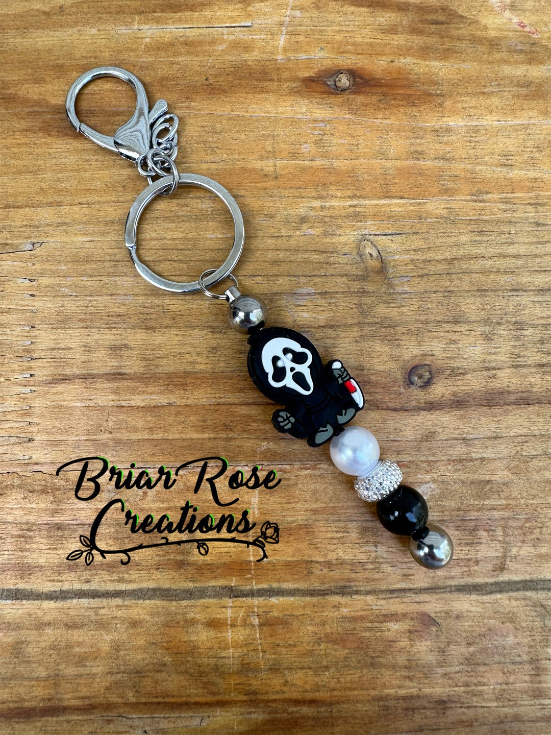Scary Ghost Keychain - Etsy