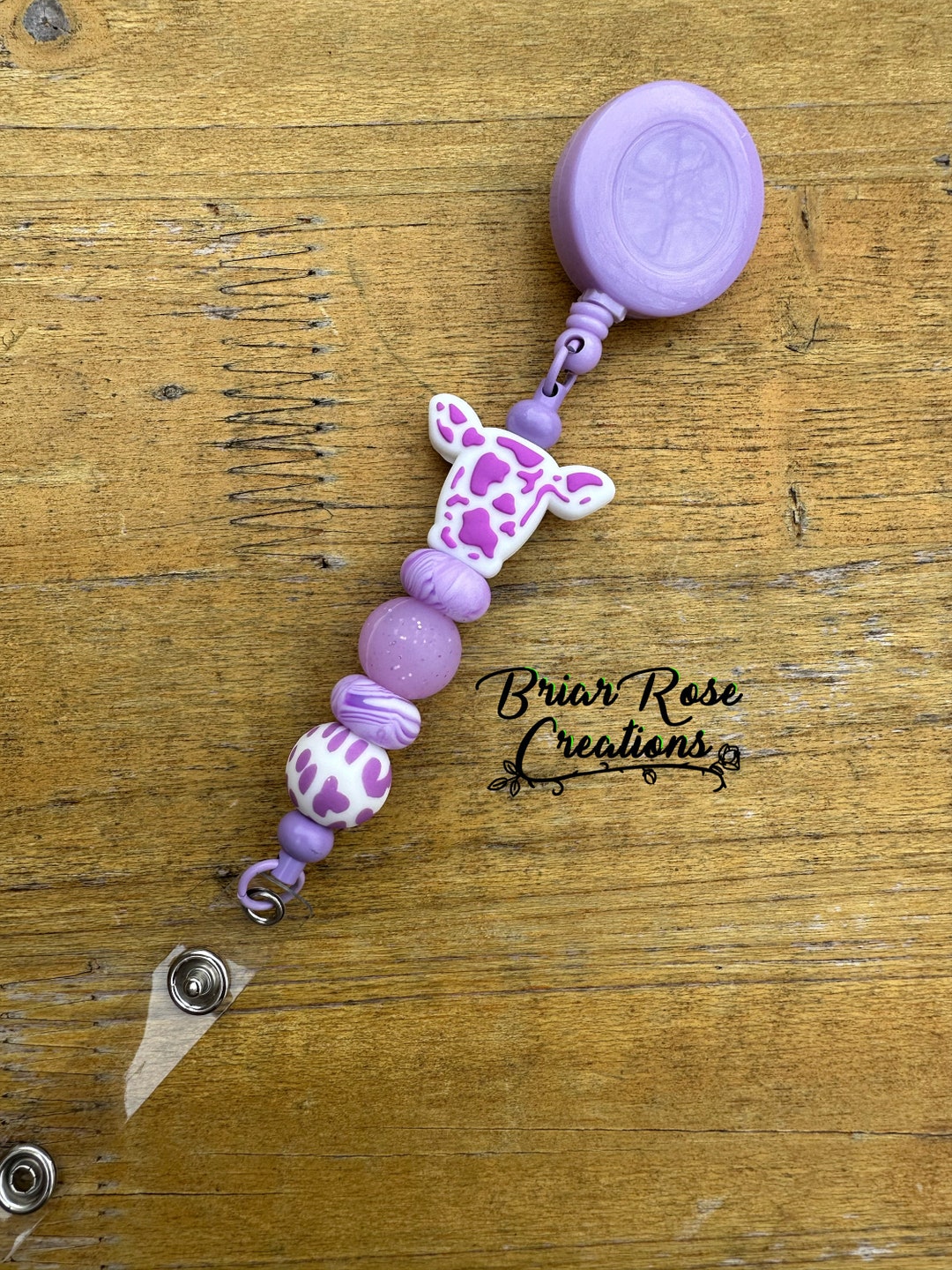 Purple Cow Badge Reel - Etsy