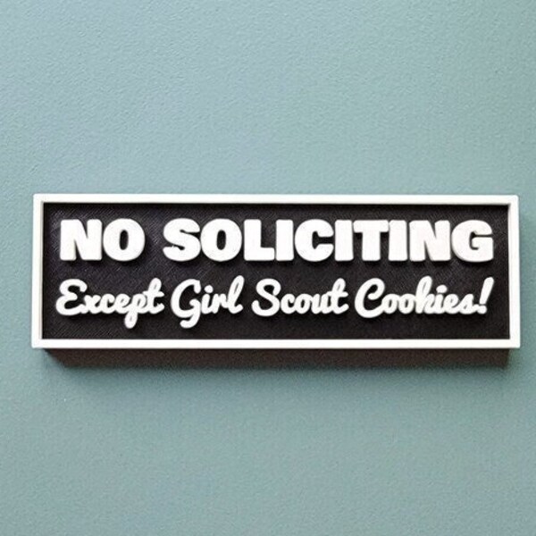 No Soliciting Sign - Etsy
