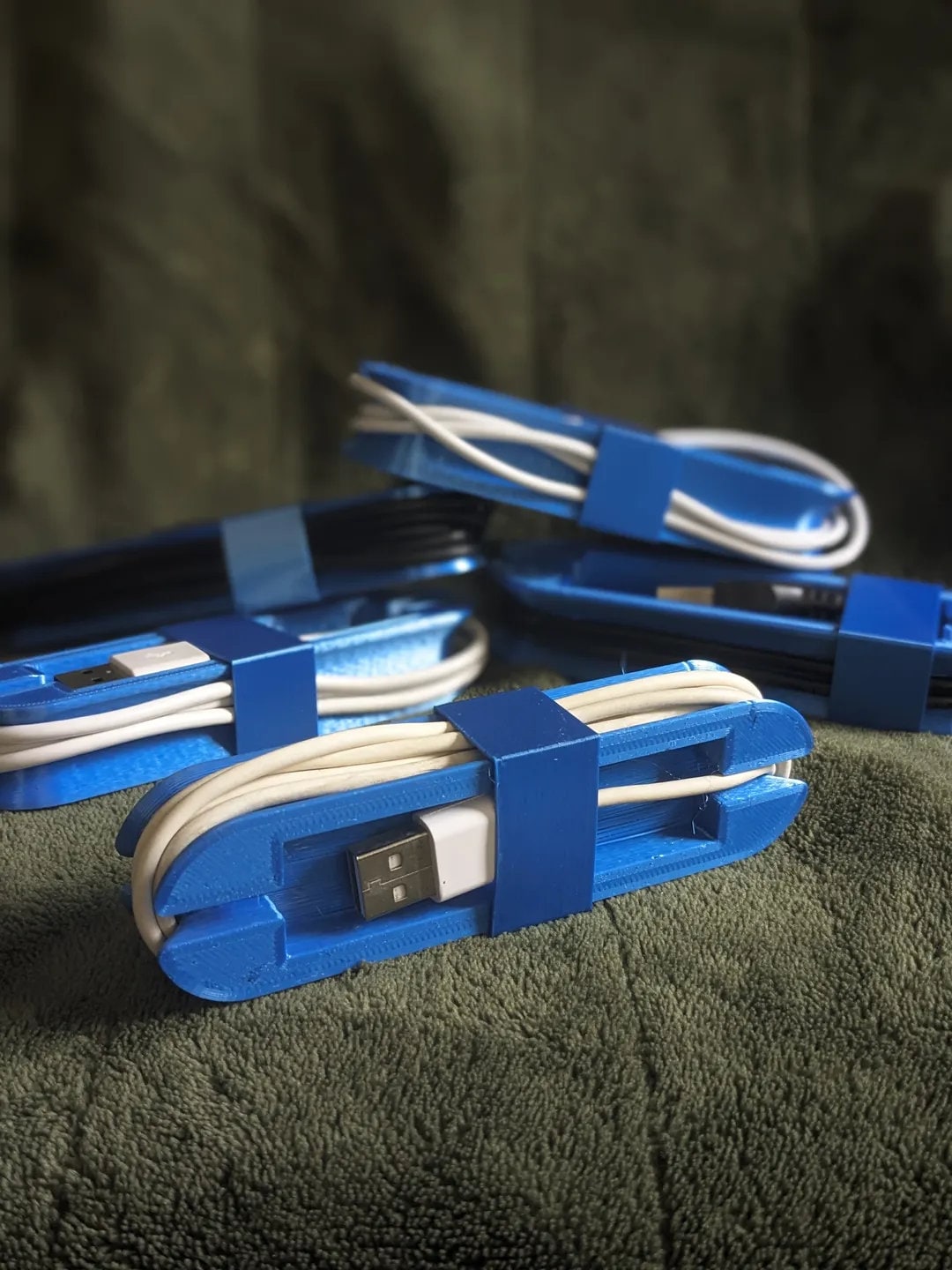 Cable Organizer Wrap Simple Tangle-free Charging Cord Organization ...