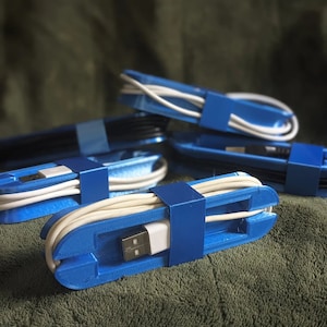 Cable Organizer Wrap Simple Tangle-free Charging Cord Organization ...