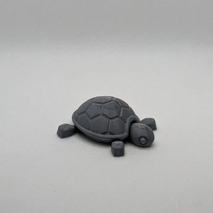 Cute Turtle Articulating 3D Printed Fidget Toy, Handcrafted Interactive ...