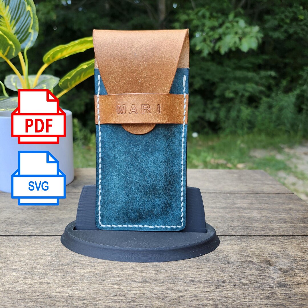 DIY Leather Pen Case Pattern | PDF + SVG Download - Etsy
