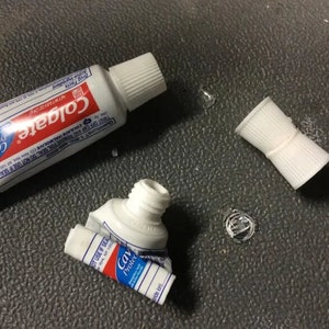 Toothpaste Transfer Tool: Travel Size Refill Tube - Crest & Colgate ...