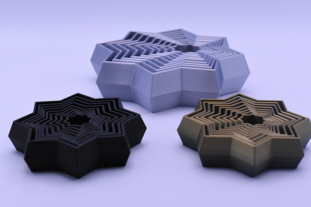 Therapeutic 3d Printed Sensory Tool, Entertaining Calming Fidget Toy, Fun Soothing Interactive ...