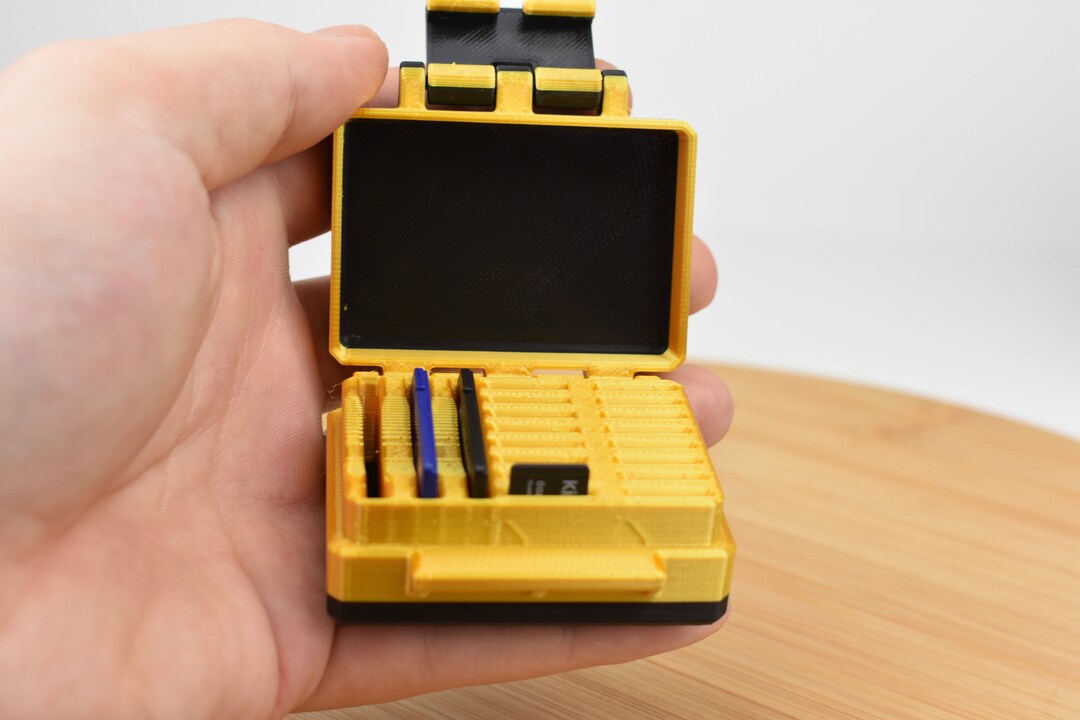 3D Printed SD Card and Micro SD Card Holder Latch Able Box - Etsy