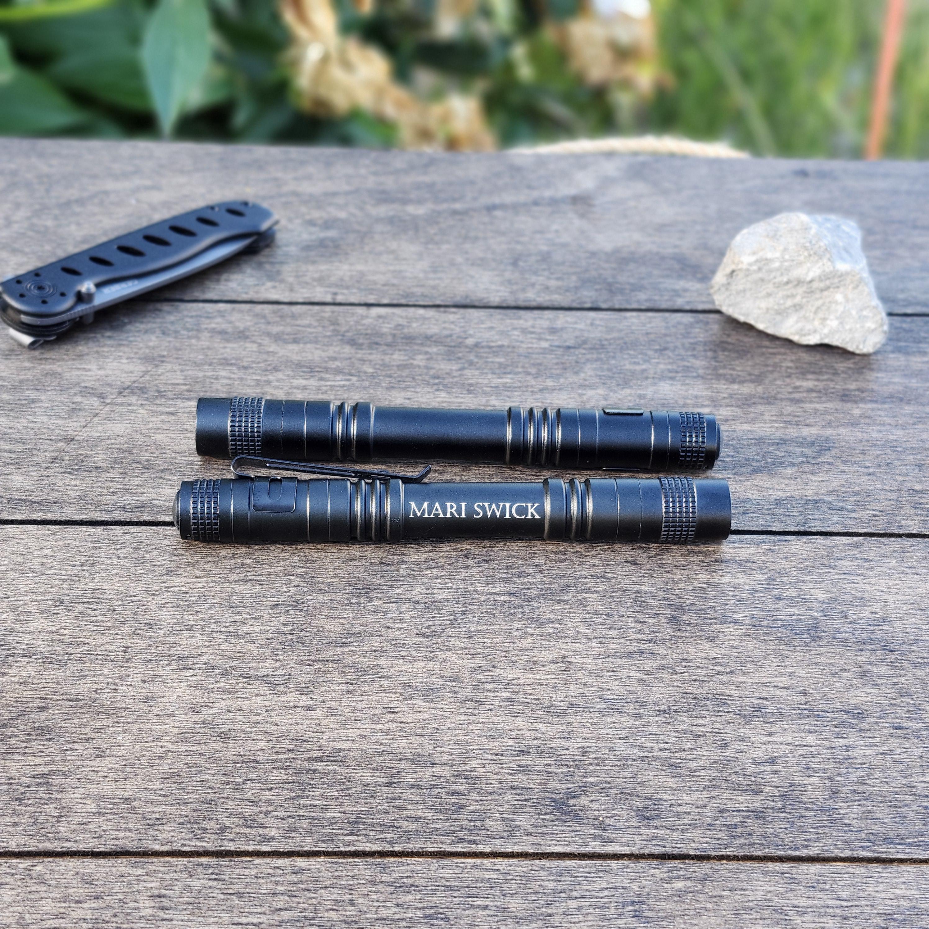 Personalized LED Pen Flashlight: Engraved Aluminum Handyman Gift - Etsy