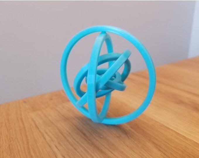3D Printed Gyroscope Fidget Toy, Stress Relief Spinning Rings for Idle ...