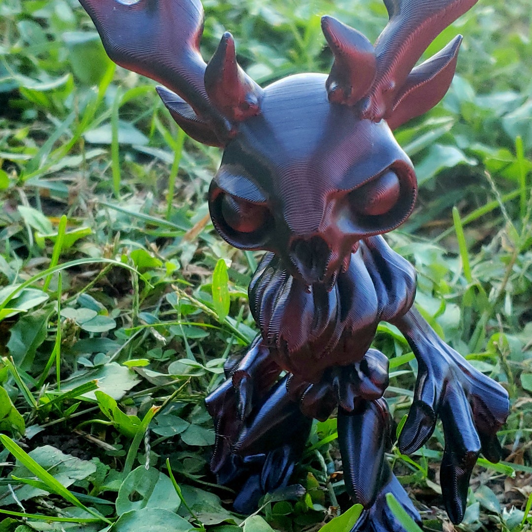 Articulated Wendigo Fidget Toy, Hauntingly Eerie Articulating 3D ...