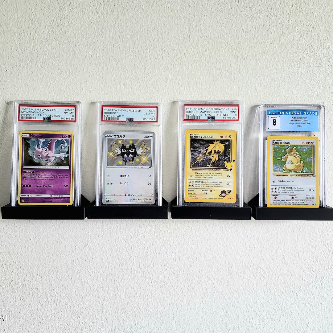 Wall Mounted TCG Graded Card Display STL File | 3D Printable Digital ...