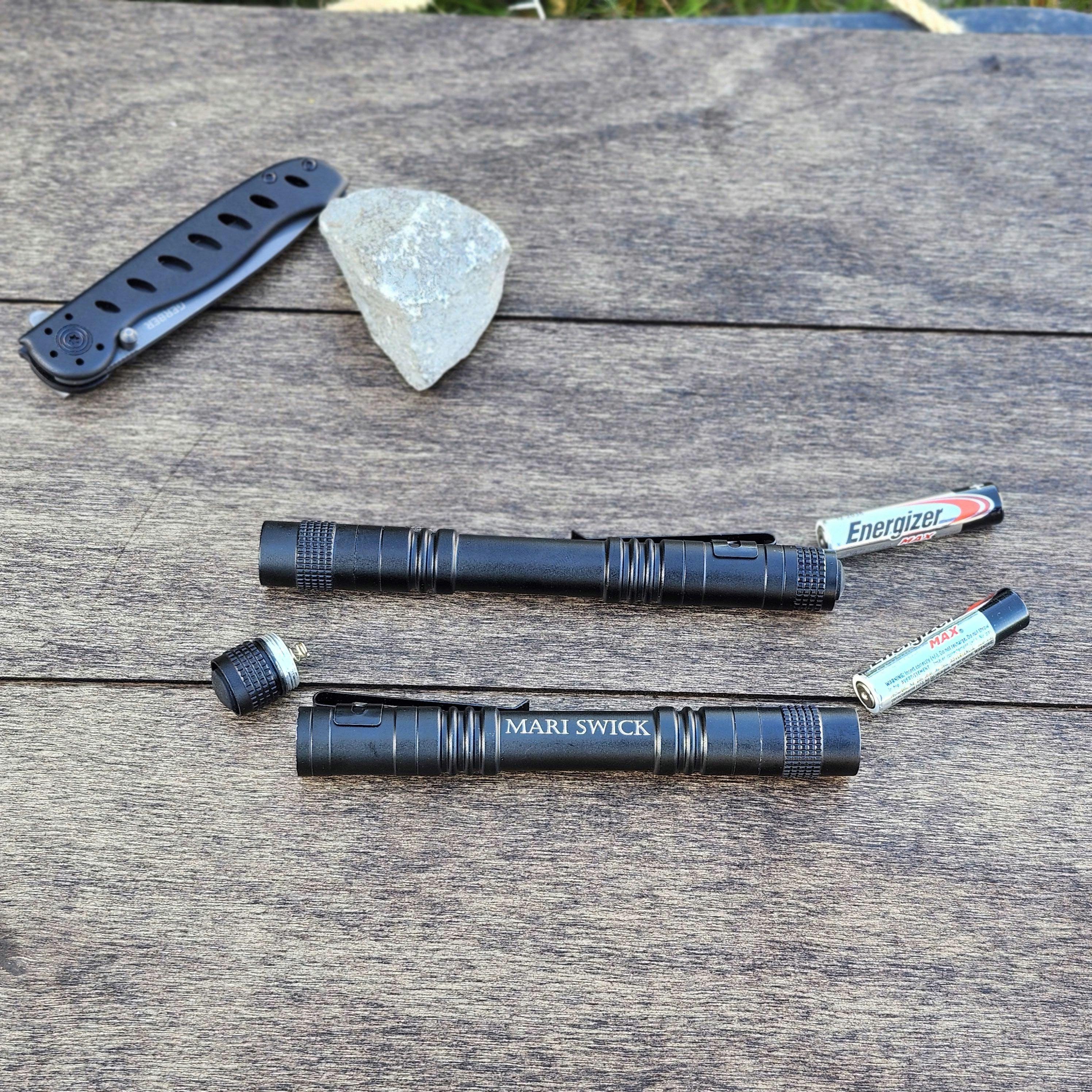 Personalized LED Pen Flashlight: Engraved Aluminum Handyman Gift - Etsy