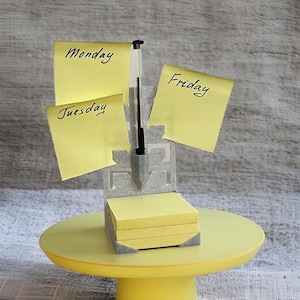 Sticky Note Holder - Cute Post It Note Holder for Desk Organization and ...