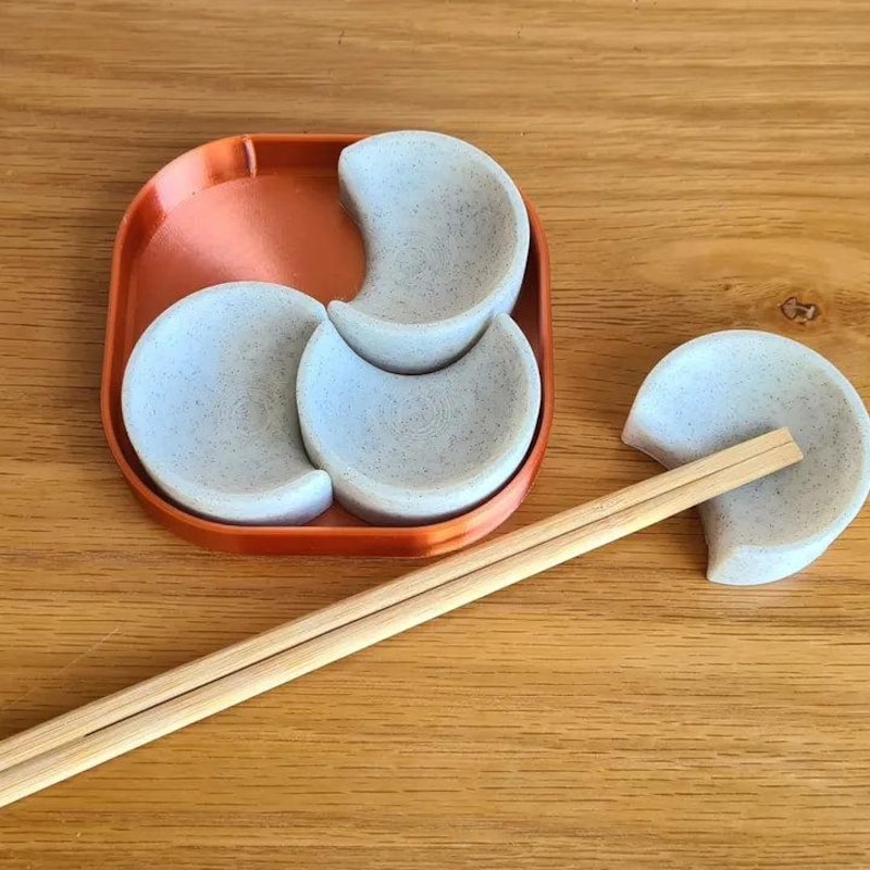 Blue Chopstick Rest - Etsy
