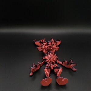 Articulated Wendigo Fidget Toy, Hauntingly Eerie Articulating 3D ...