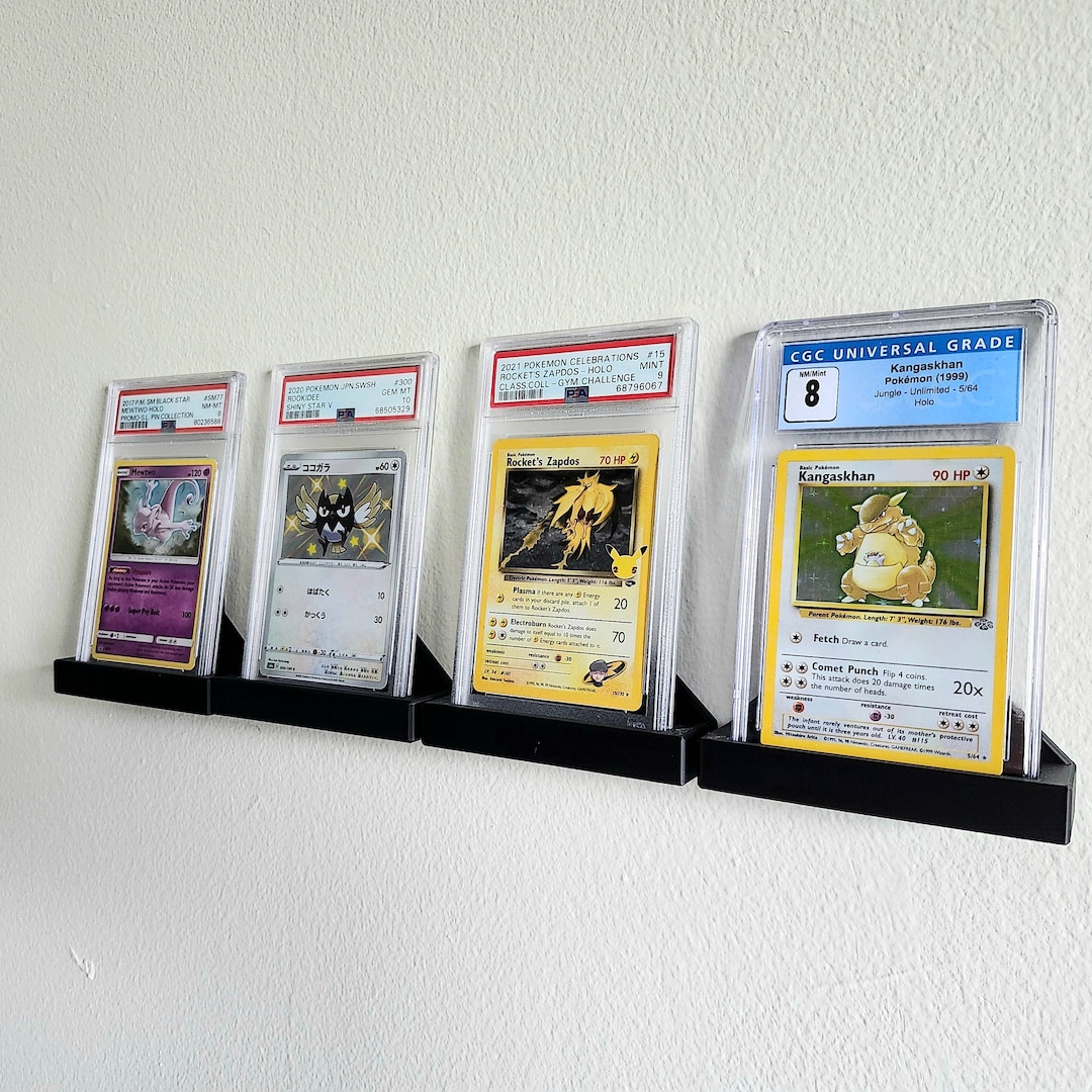 Wall Mounted TCG Graded Card Display | Secure Display for PSA, CGC, and ...
