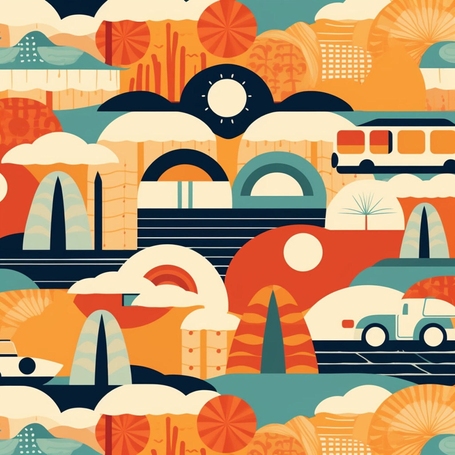Seaside Serenity: 10 Beach-themed Digital Download Patterns for ...