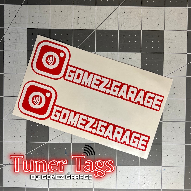Tuner Tags (NFC Decals) - Etsy
