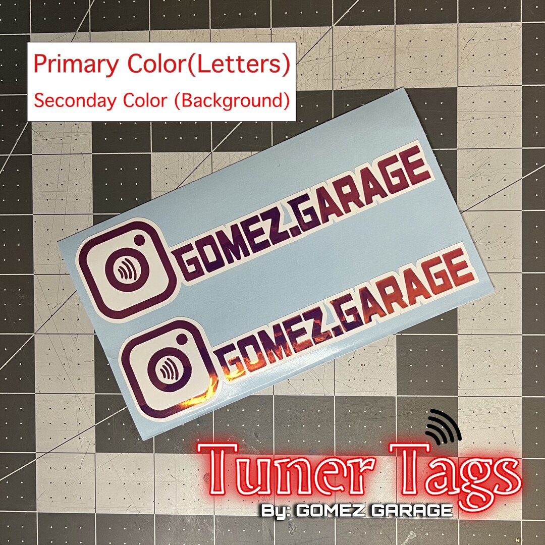 Tuner Tags (NFC Decals) - Etsy