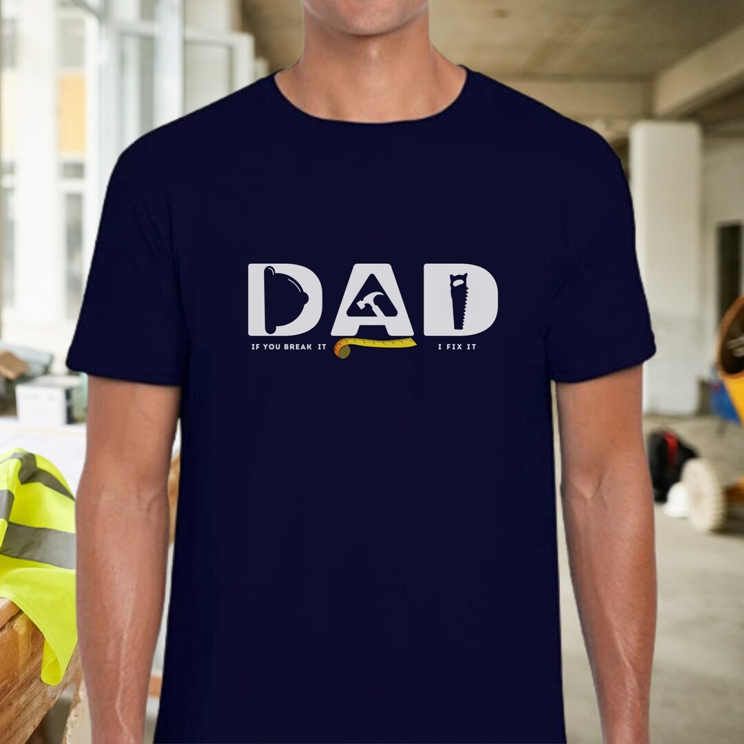 Dad Tools T-shirt Dad and Tools Tee Fathers Day Gift Tshirt Mechanic ...