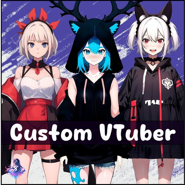 Vtuber Commission - Etsy