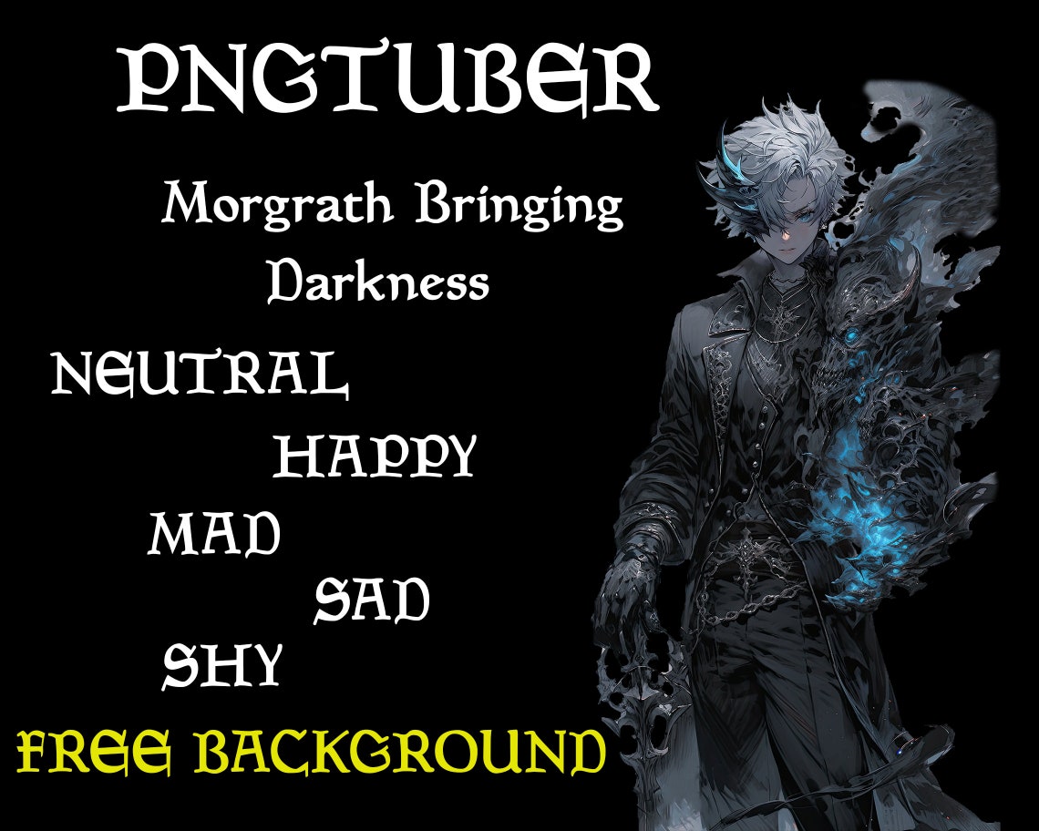 PNGTUBER LORD Vtuber 5 Expressions Lord Premade Png Tuber Male Streamer ...