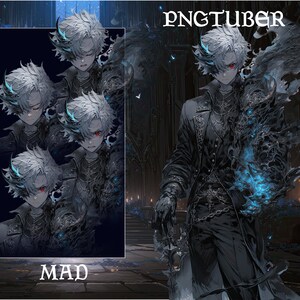 PNGTUBER - LORD - Vtuber - 5 Expressions - Lord Premade Png Tuber Male ...